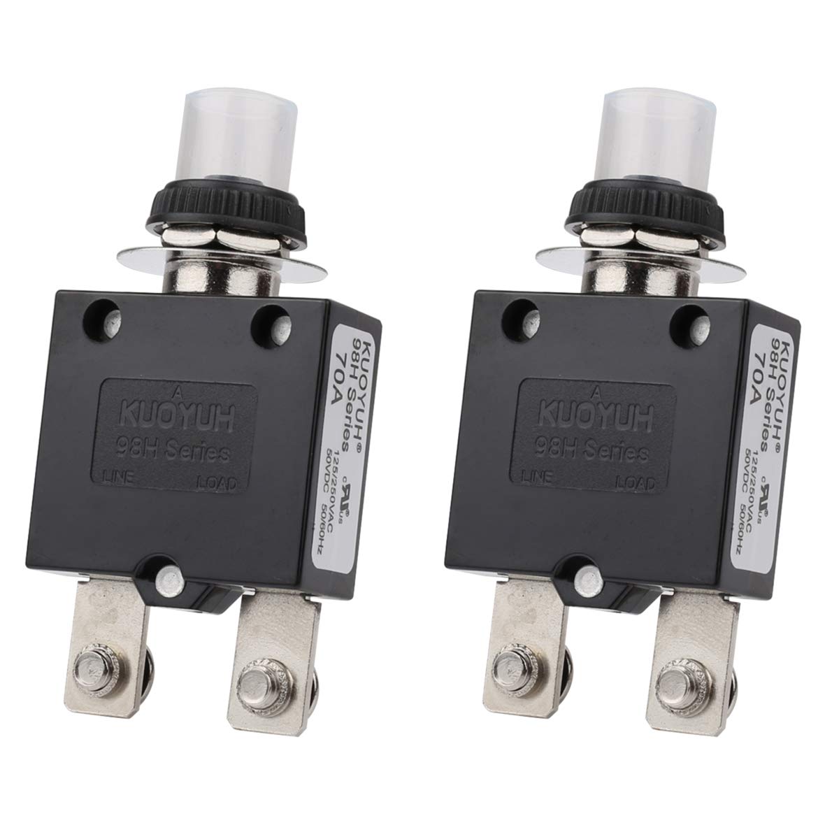 Snapklik.com : Clyxgs 98-70A Overload Protector, 70Amp Push Button ...
