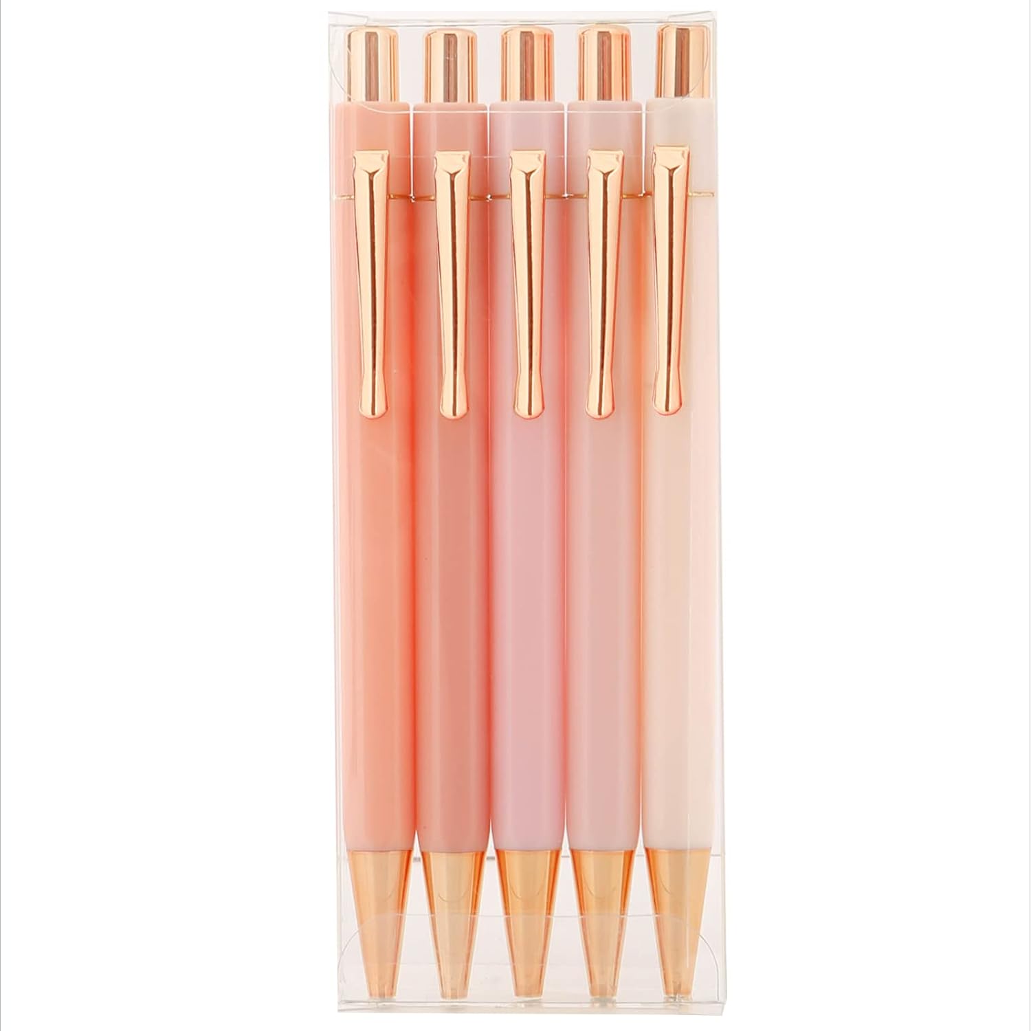 Amazon.com: Moon Messenger Pretty Rose Gold Hexagon Gel Pens, 0.7mm ...
