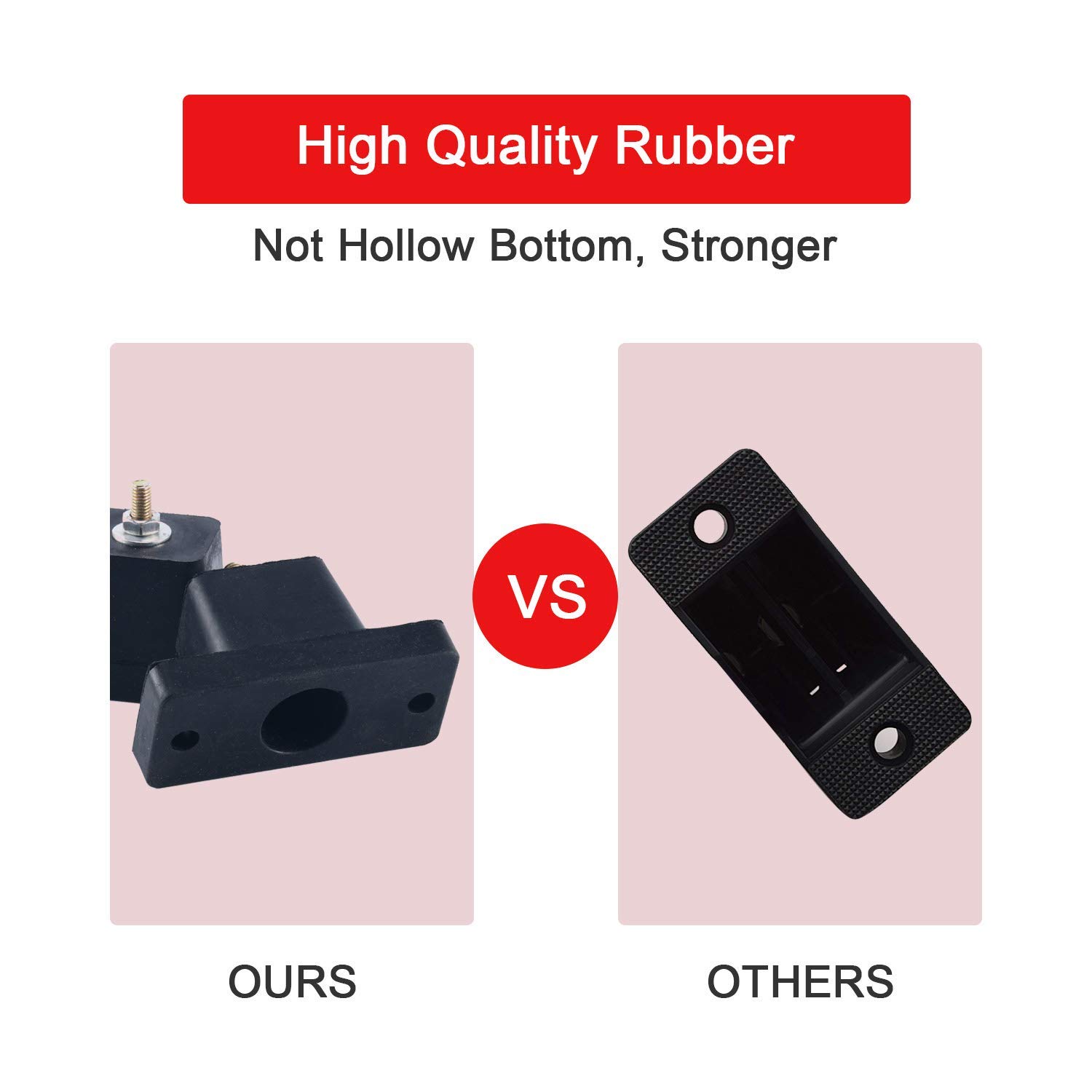 Snapklik.com : 4Pack Rubber Vibration Isolator Mounting Bracket / Air ...