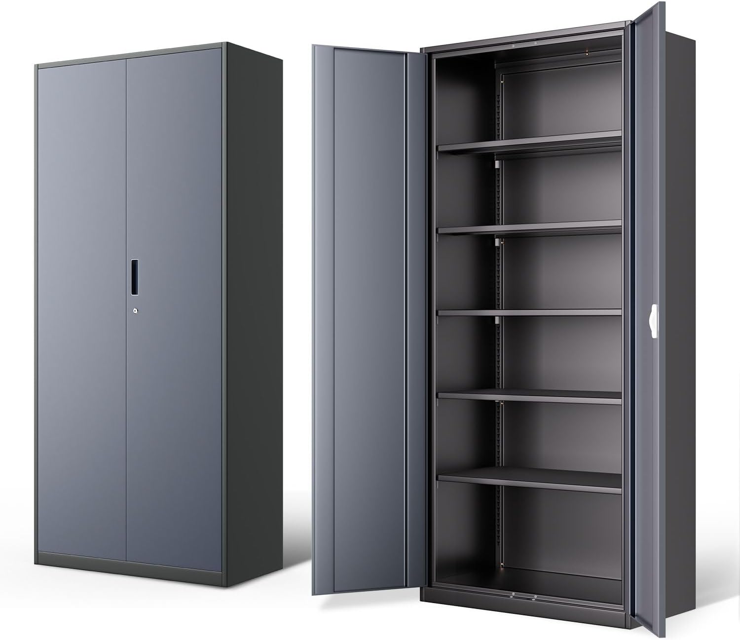 Amazon.com: DNA MOTORING 71'' Metal Storage Cabinet, Locking Tool ...
