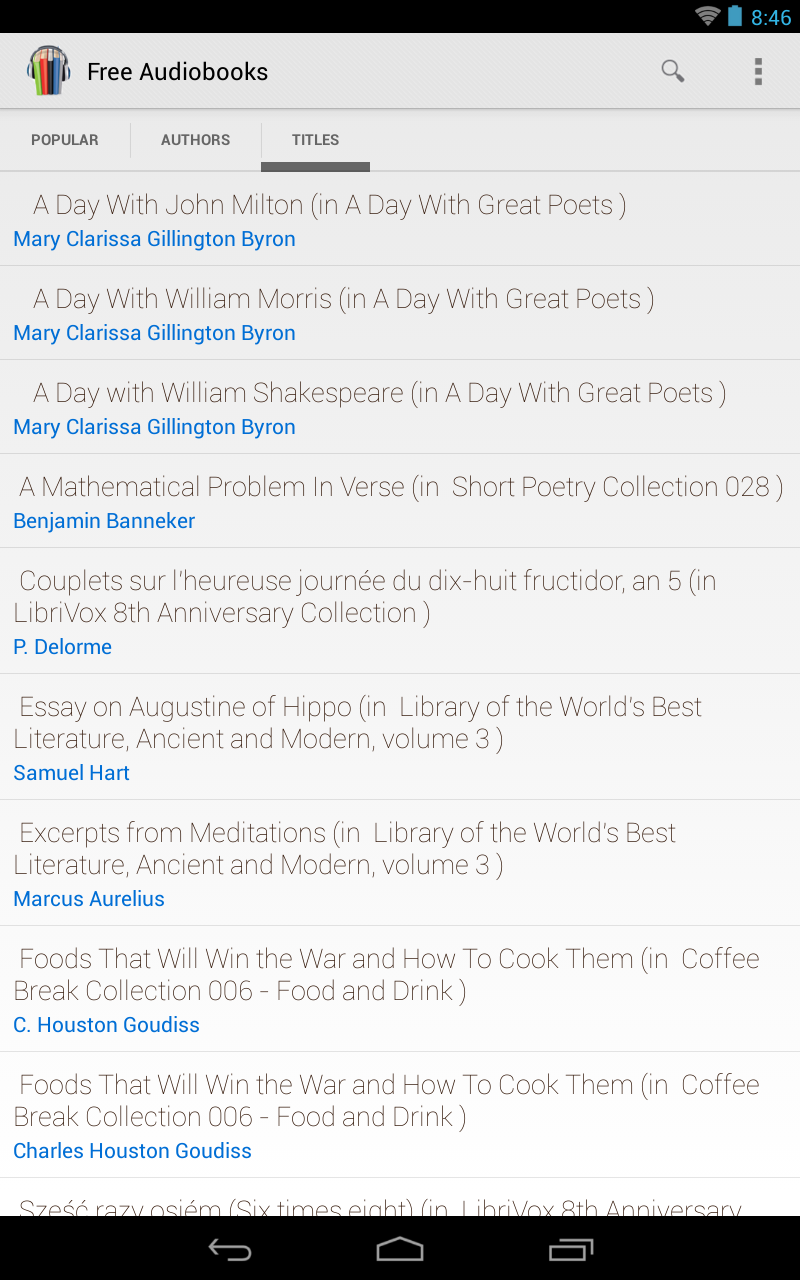 Free Audiobooks - App on the Amazon Appstore