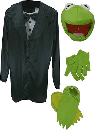 Amazon.com: The Muppet's Kermit Deluxe Costume for Men [88663] (XL ...
