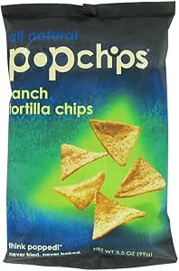 Amazon.com: Popchips Ranch Tortilla Potato Chips : Grocery & Gourmet Food