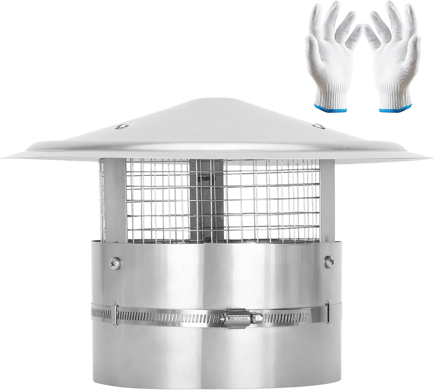 Amazon.com: 8 Inch Round Chimney Cap,Adjustable Roof Cap for Vents ...