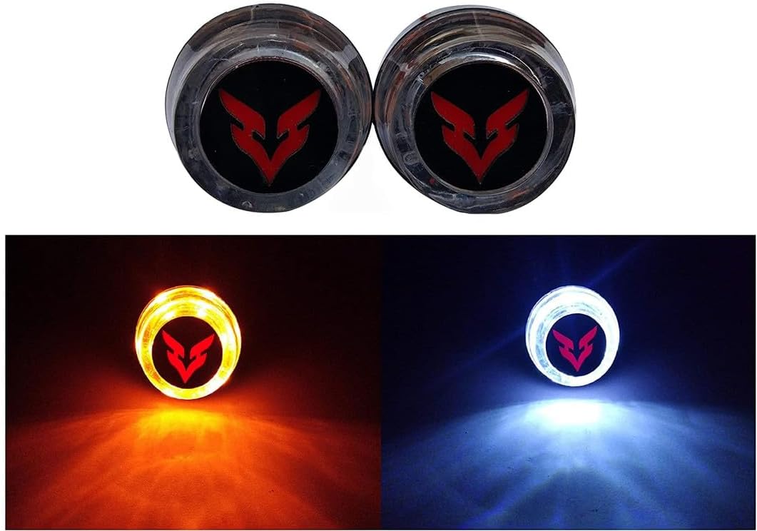 Genric San Motorcycle Turn Signal Led Handle Bar Light (Set Of 2 ...