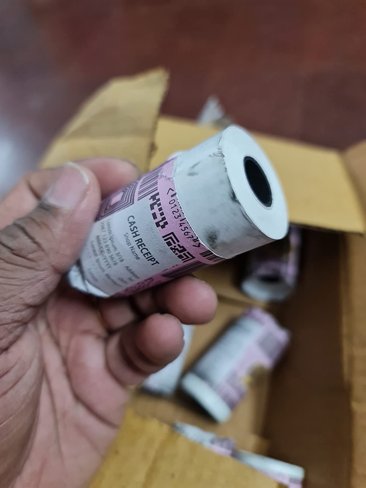 Desmat Thermal Paper Rolls 55mm (Width) x 15 Mtrs (Length), Pack of 10 ...