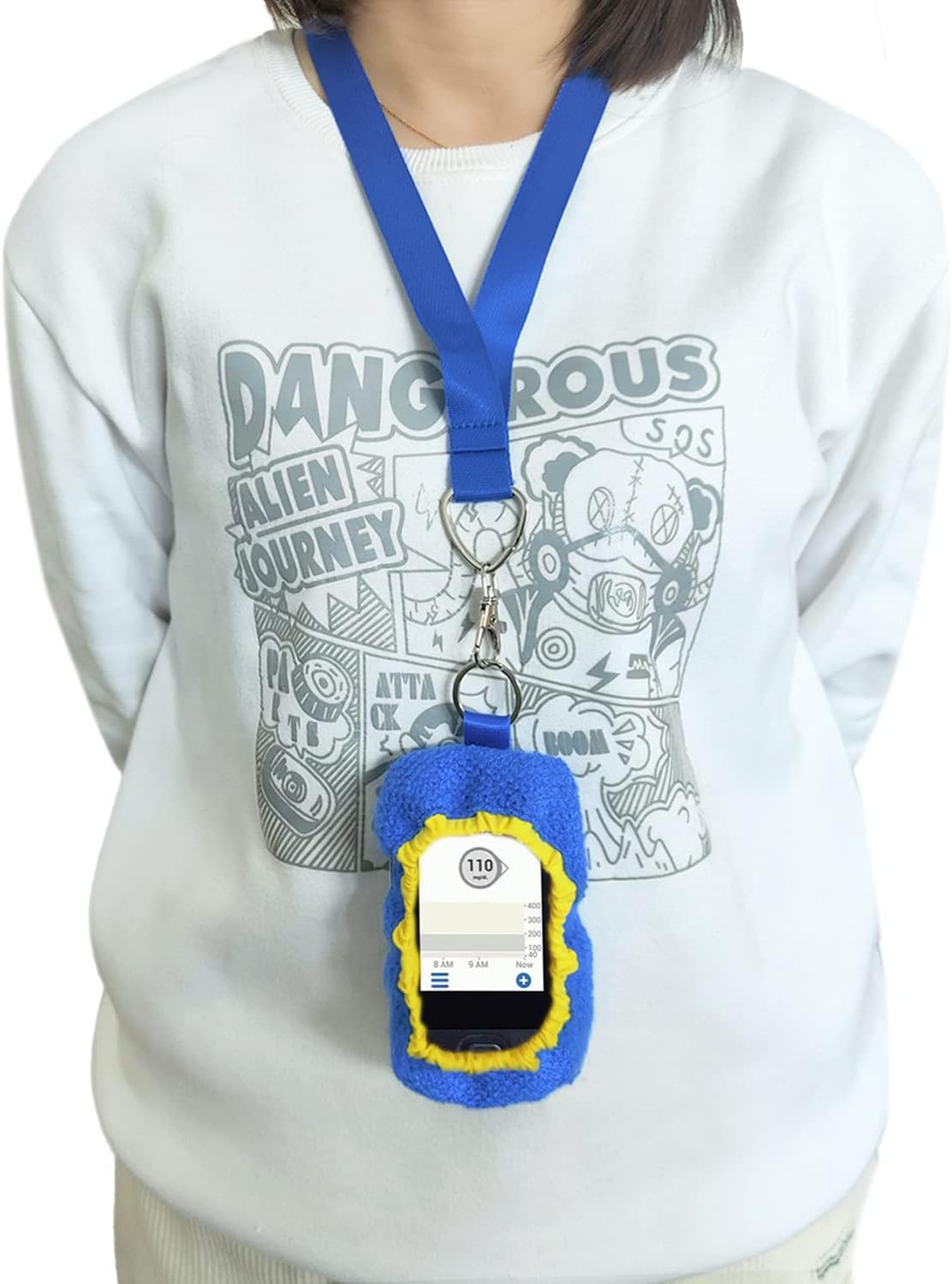 Amazon.com: Blood Glucose Meter Case with Lanyard for Dexcom Receiver ...