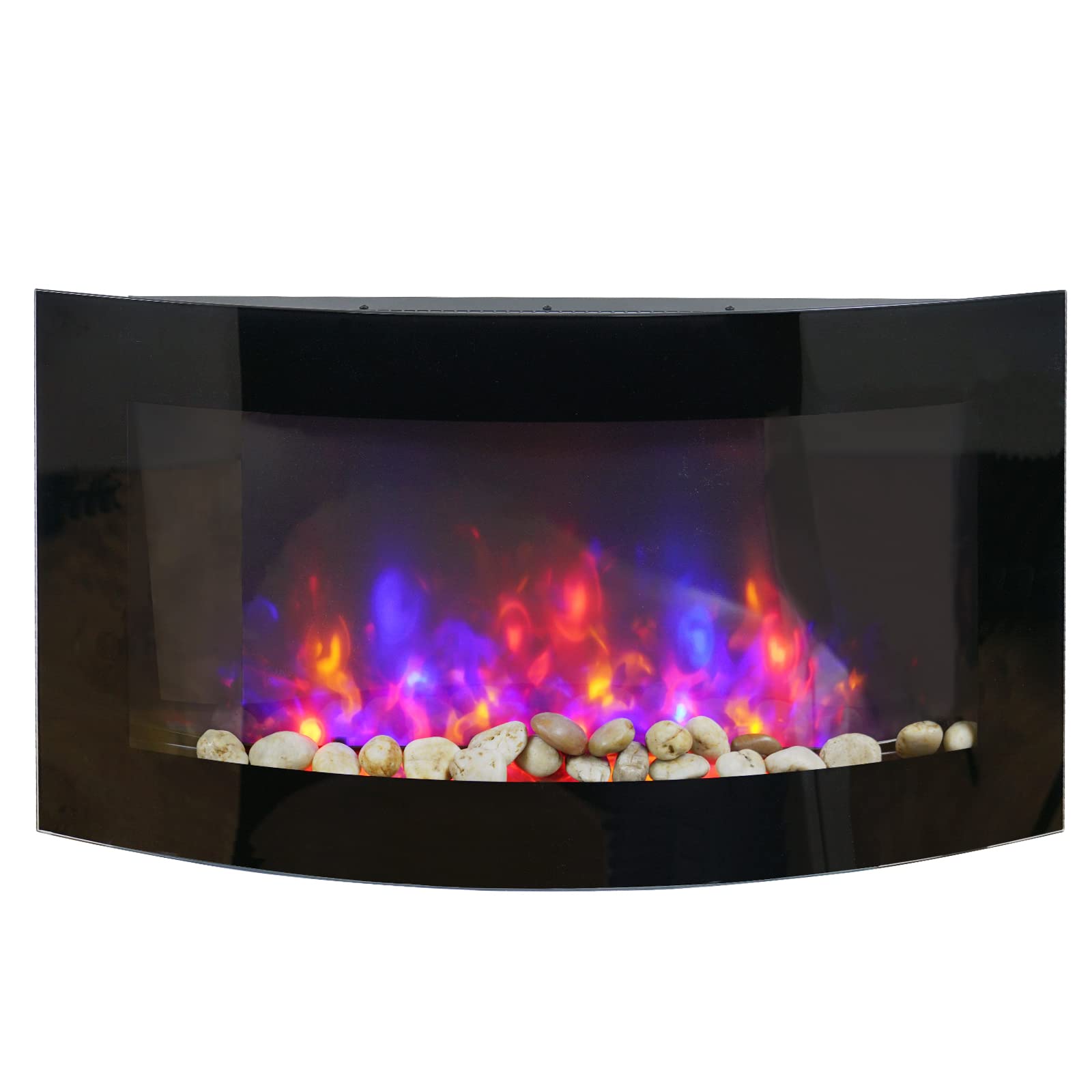 Buy Pongsona 35" Electric Fireplace Wall ed with Remote Control, Indoor ...