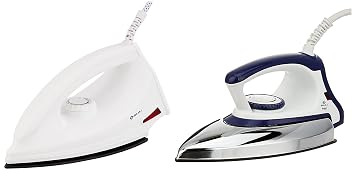 Buy Bajaj Majesty DX 11 1000-Watt Dry Iron (Blue/White) & Majesty DX 6 ...