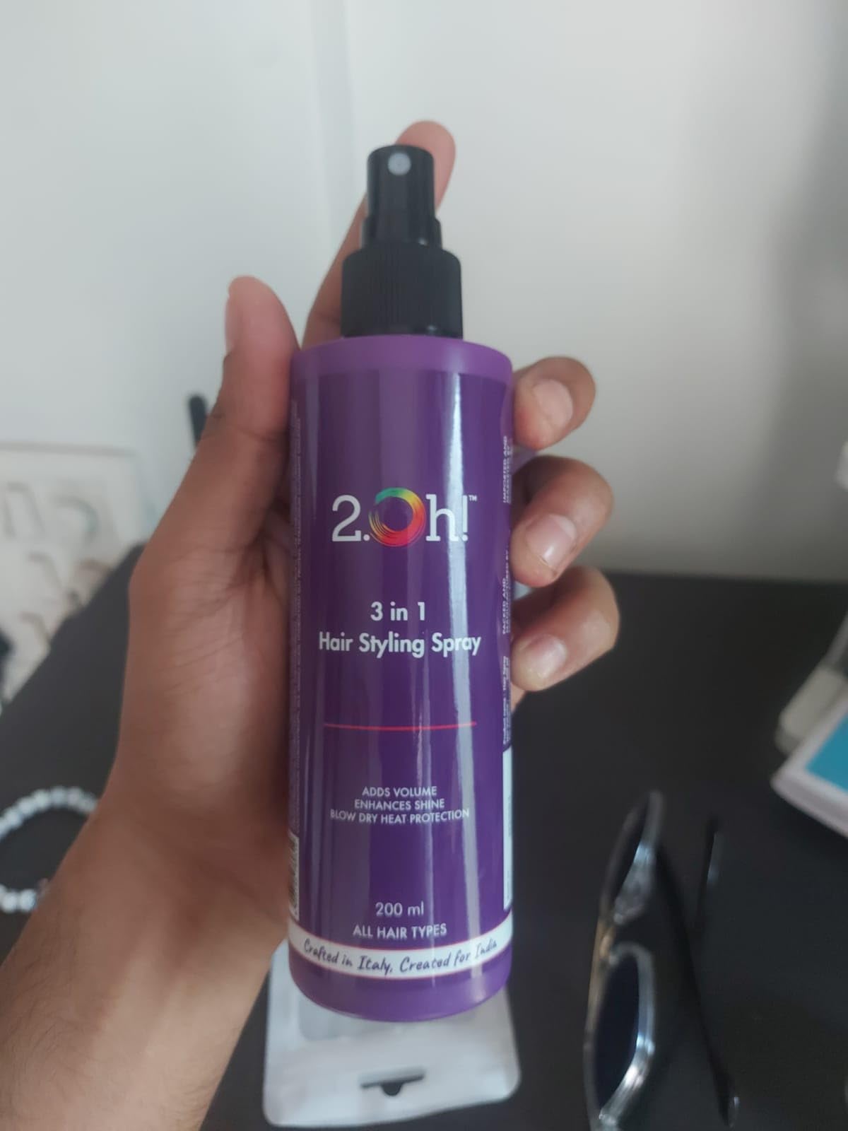 Buy 2.Oh! 3-in-1 Hair Styling Spray - Italian Quality Spray for Shine ...