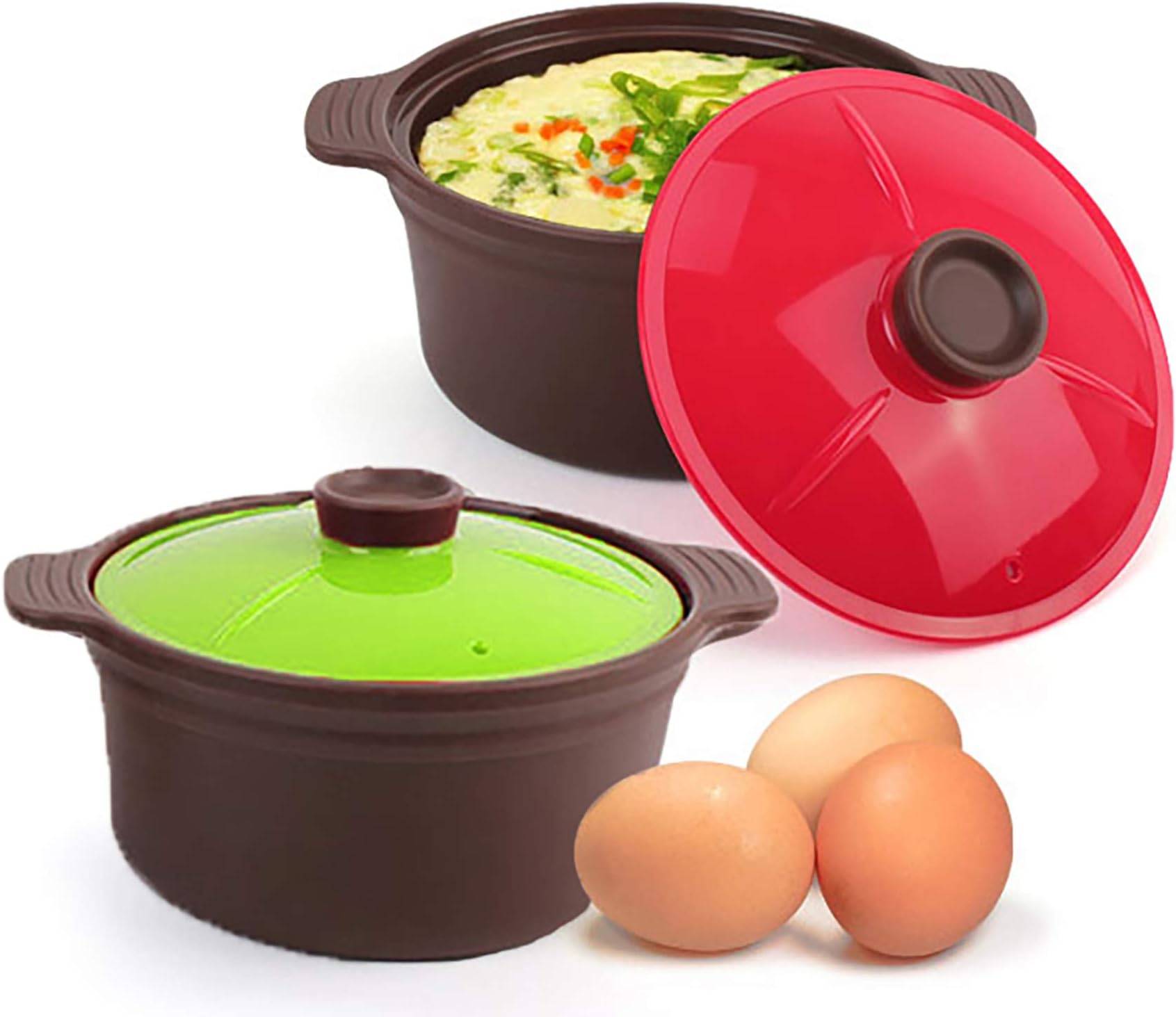 Amazon.com: Multi-Propose Microwave Steamer 40.5 fl oz 18.5 fl oz BPA ...
