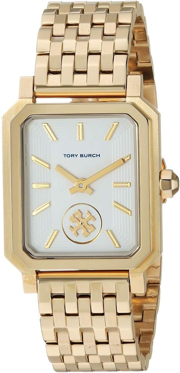 Amazon.com: Tory Burch The Robinson - TBW1500 Gold One Size : Clothing ...