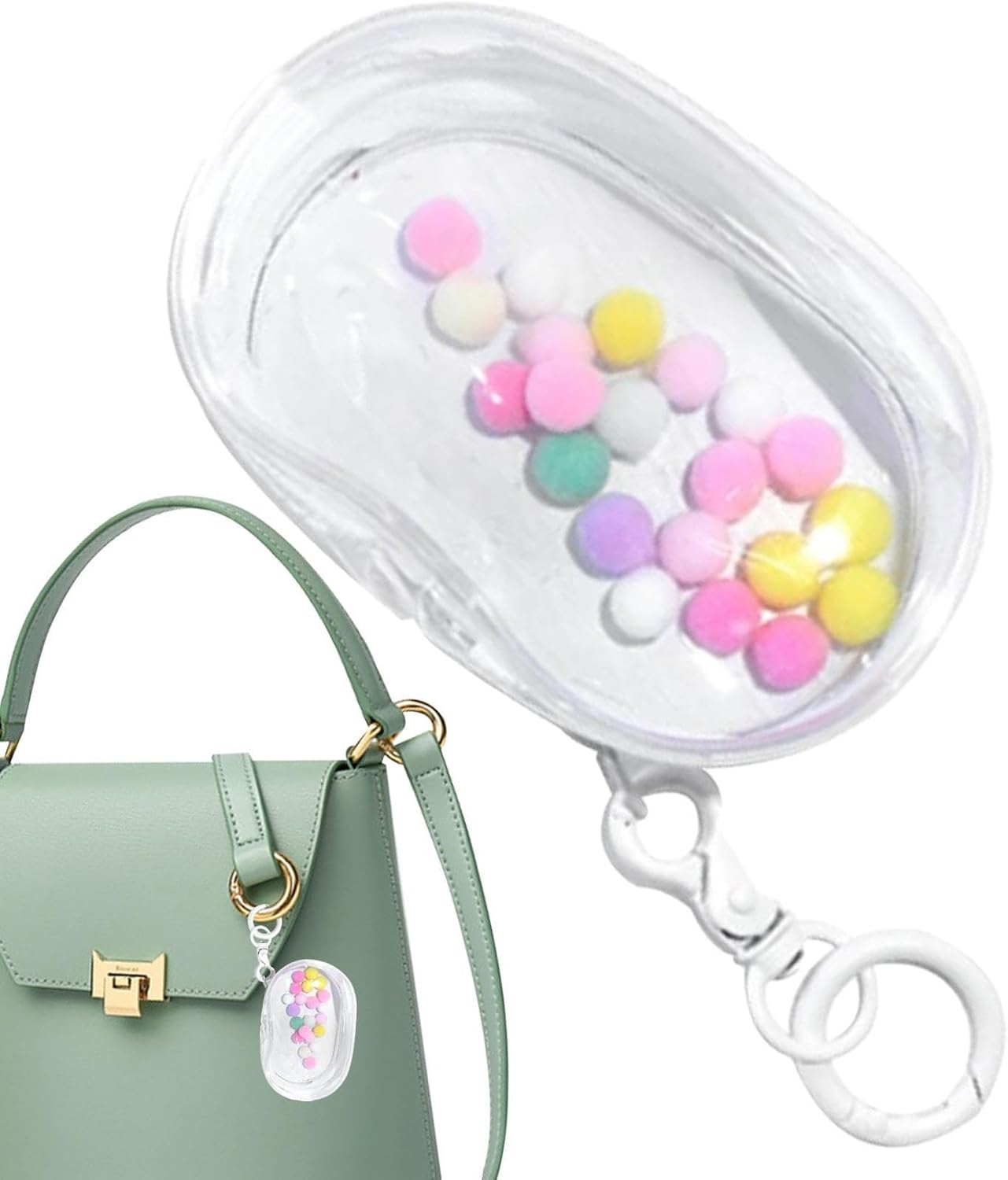 Dificato Closed Transparent Pouch - Clear Figure Display Bag with ...