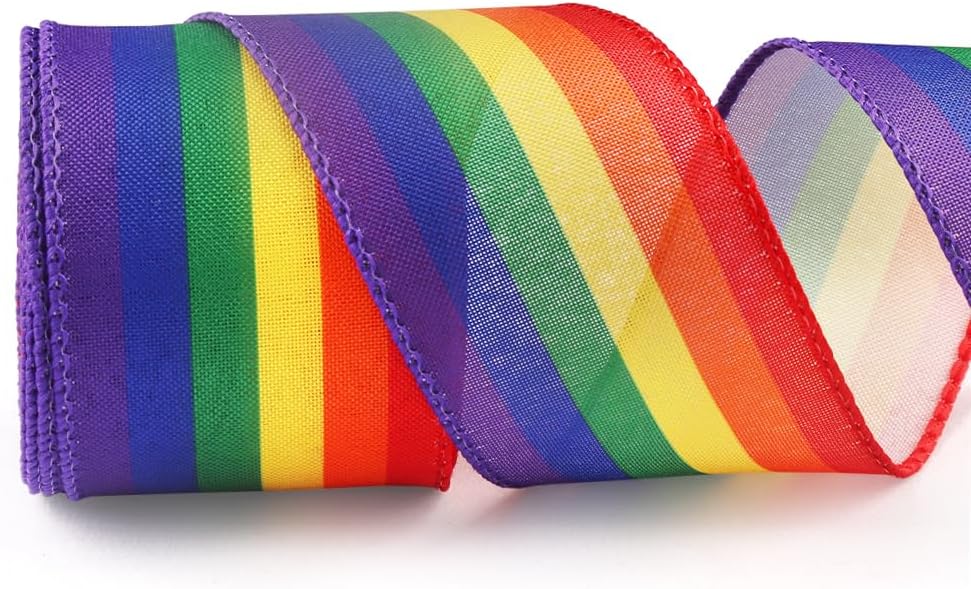 Amazon.com: 25mm (1") Rainbow Polypropylene Weaving Trim, JUL-140123 (5 ...