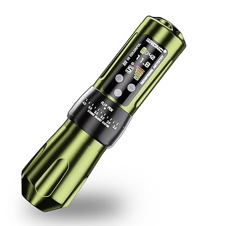 Amazon.com: BRONC X2 Wireless Tattoo Pen Machine 2,000mAh Battery - 6 ...