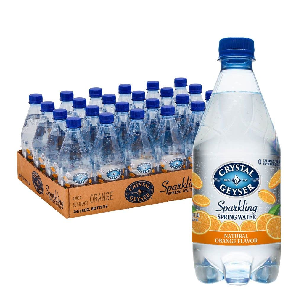 Amazon.com : Crystal Geyser Natural Flavored Sparkling Spring Water ...
