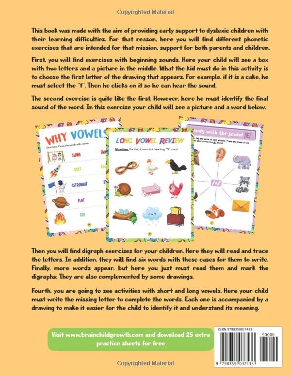 Snapklik.com : Orton Gillingham Phonics Workbook: 100 Phonics ...