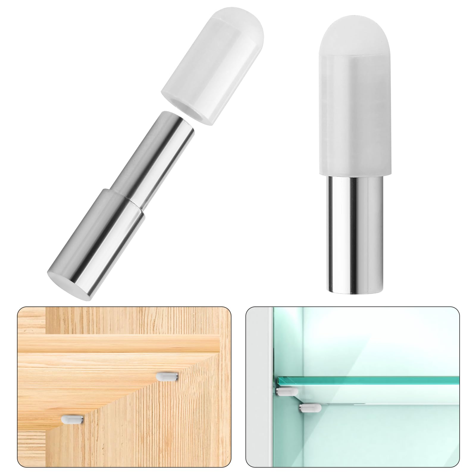 Amazon.com: 30 Sets 5mm 1/4 Inch Dual Diameter Stainless Steel Metal ...