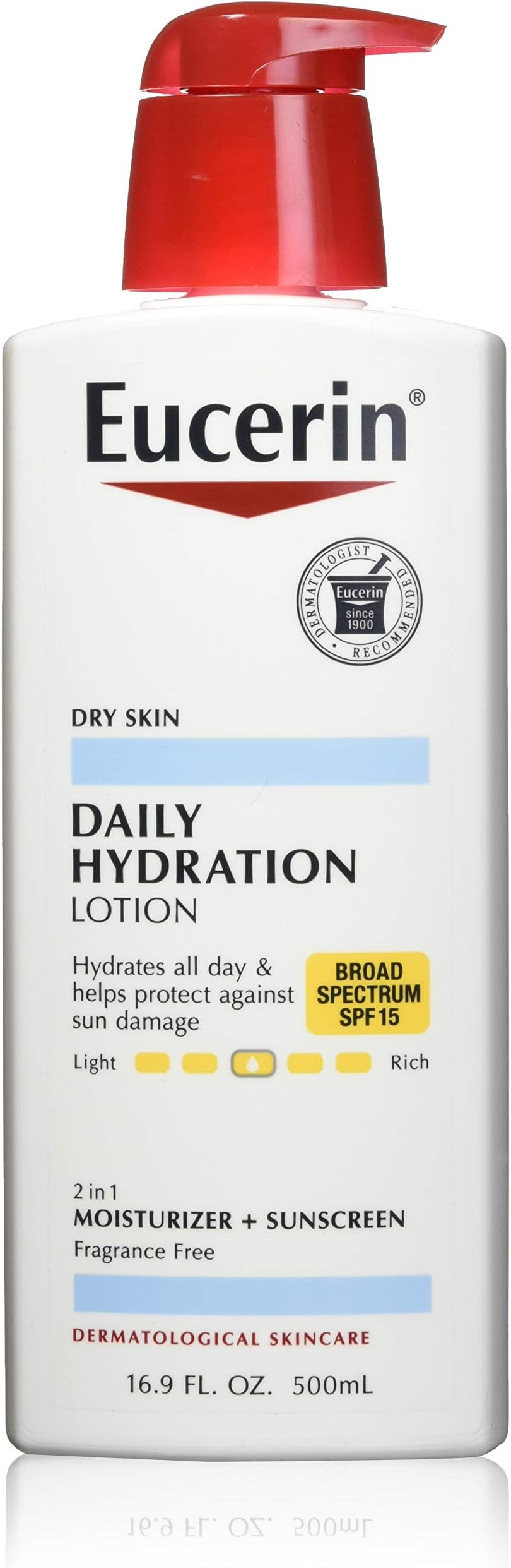 Amazon.com : Eucerin Daily Hydration Moisturizer & Sunscreen Lotion SPF ...