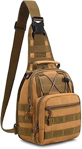 Amazon.com: Tactical Backpack, Waterproof Military Cross-body Molle ...