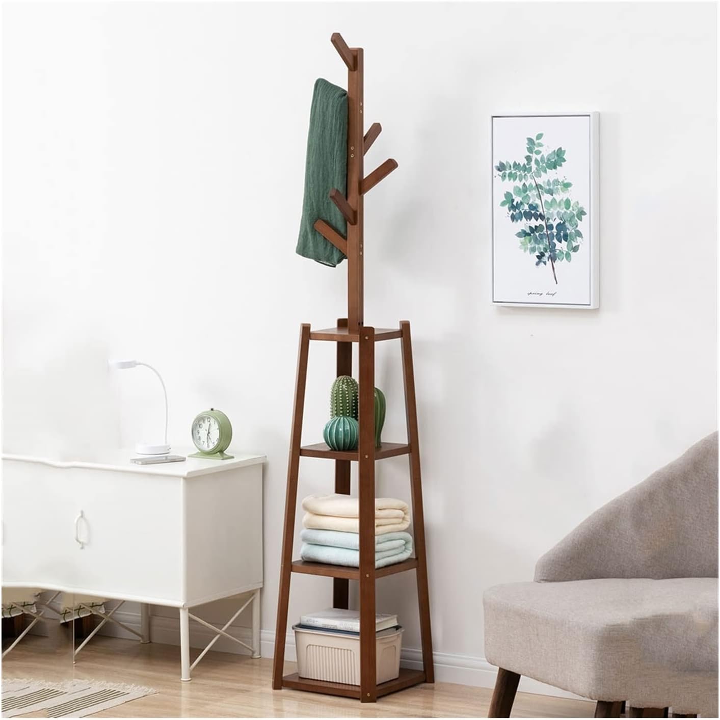 Amazon.com: RAZZUM Original Floor-Standing Coat Rack Coat Rack, Floor ...