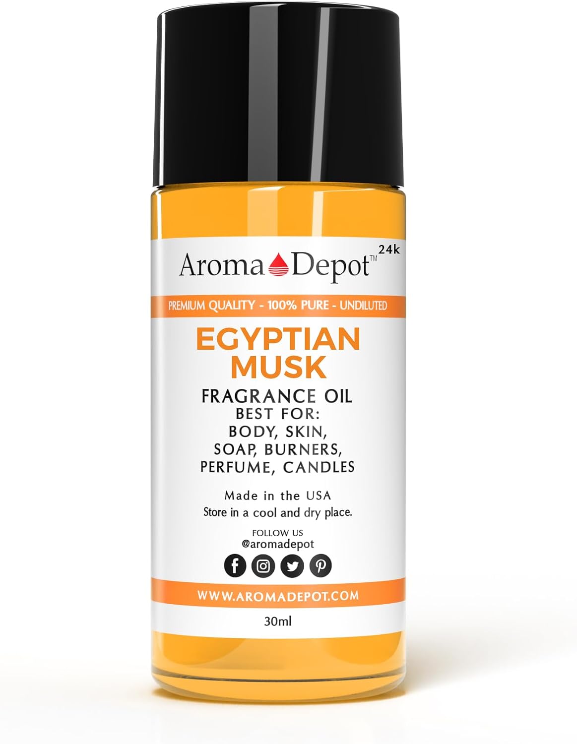 Amazon.com: 24K Egyptian Musk Fragrance Oil, Pure Uncut - for DIY ...