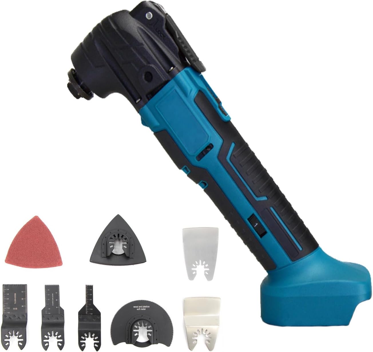 Cordless Oscillating Multi Tool, Variable Speed Power Tool with Blades ...