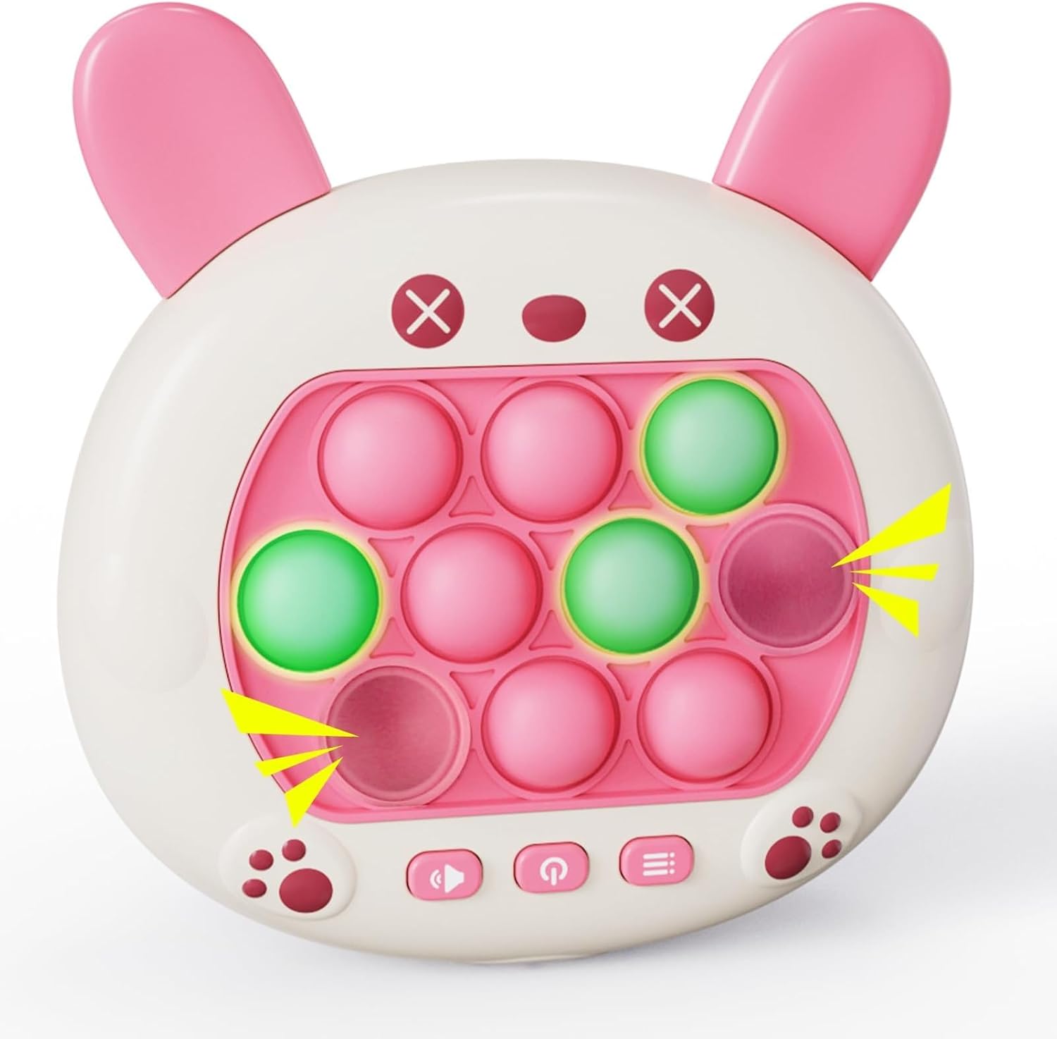 Easter Bunny Fast Push Game Fidget Toys Pop Game Handheld Bubble Game ...