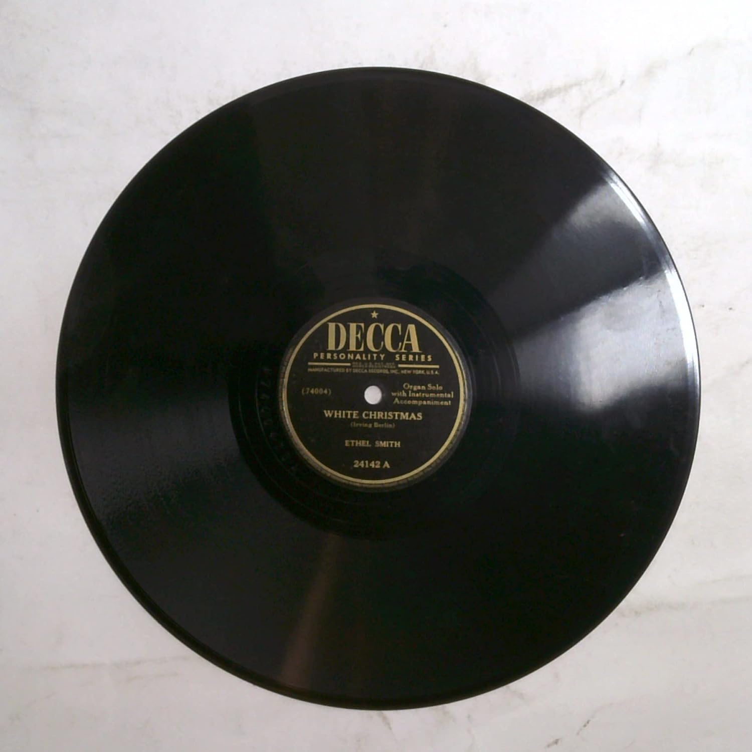 Amazon.com: White Christmas / Jingle Bells (Decca 24142 10" Record ...