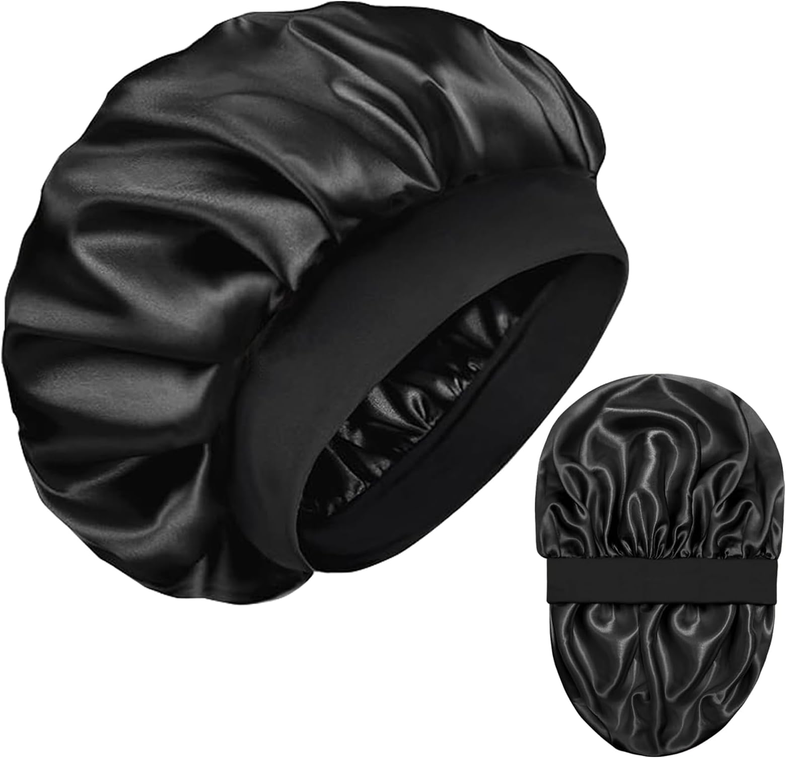 Amazon.com : Lolalet 2 PCS Bonnet for Men, Hair Silk Bonnets for ...