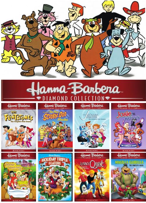 Hanna Barbera Cartoon DVD Collection: The Flintstones / Scooby-Doo ...