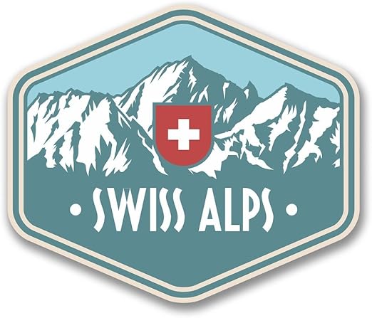 Amazon.com - Swiss Alps Switzerland Vinyl Sticker Decal Laptop Car ...
