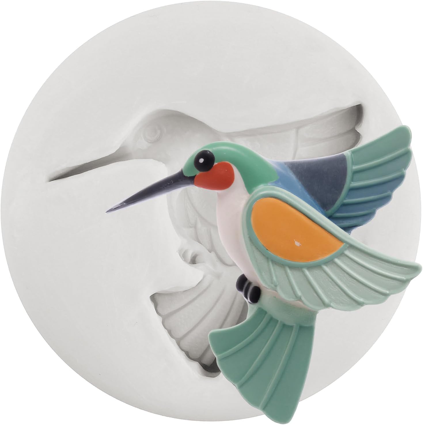 Amazon.com: TAOXIBEI 3D Bird Polymer Clay Mold Hummingbird Silicone ...