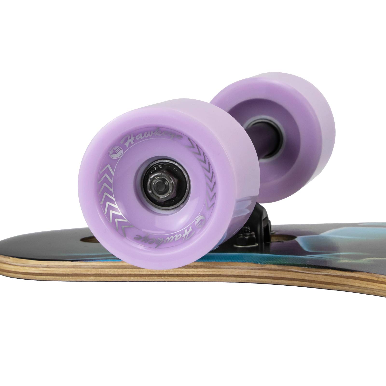 Hawkeye 41 inch Freeride Longboard 8 Layer Canadian Maple Wood ...