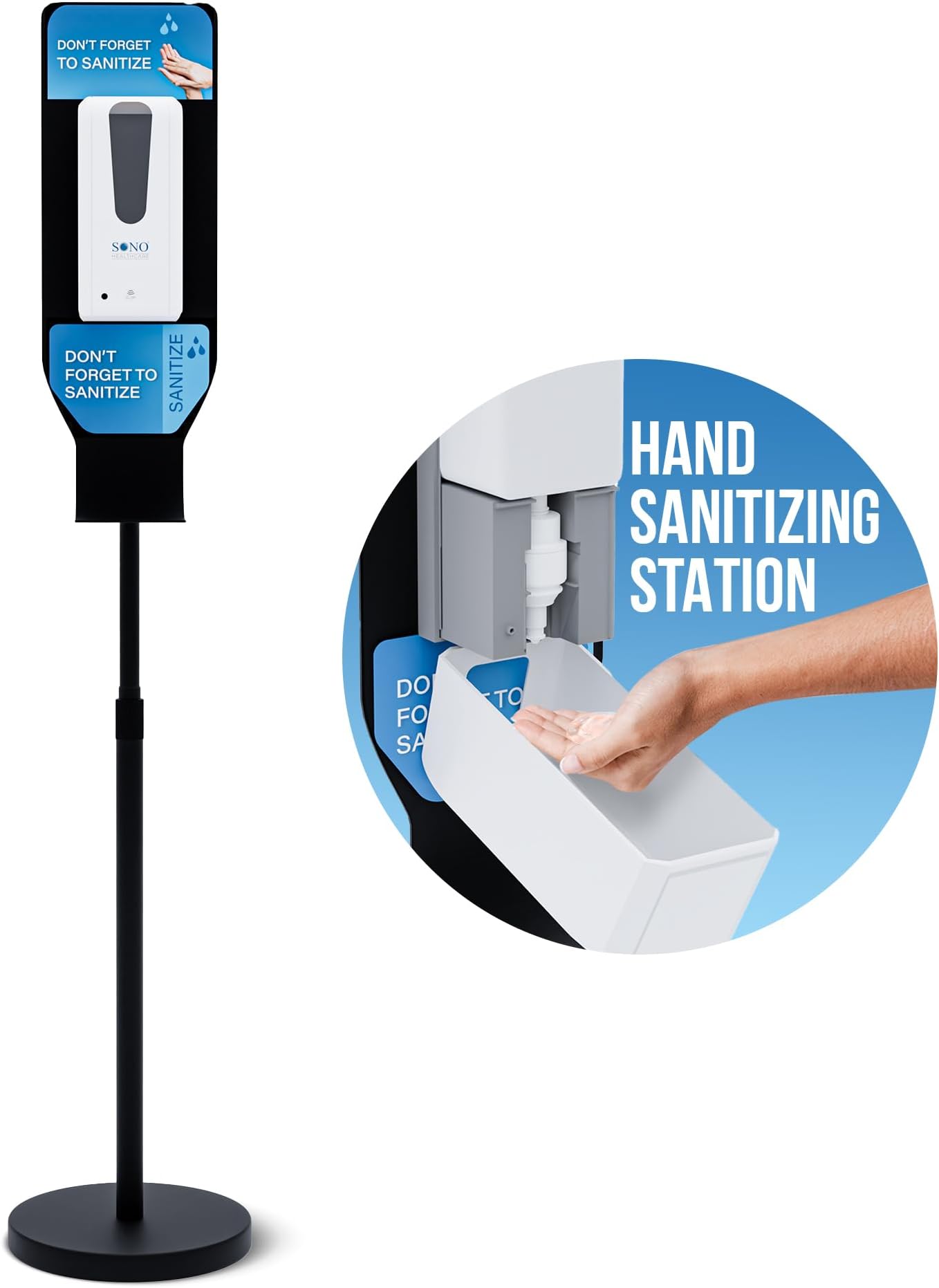 Amazon.com: Automatic Hand Sanitizer Dispenser with Stand - Touchless ...