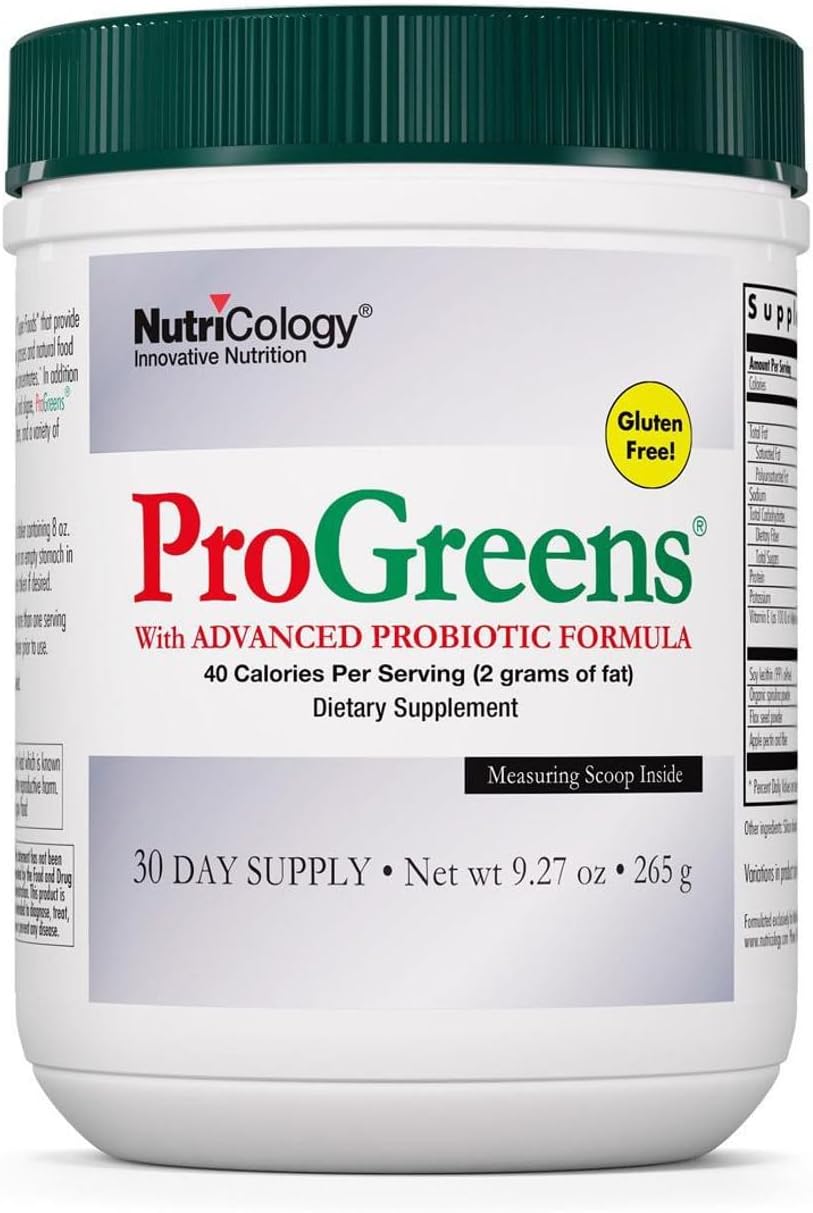 Amazon.com: Nutricology ProGreens 265 g Powder - Organic Greens ...