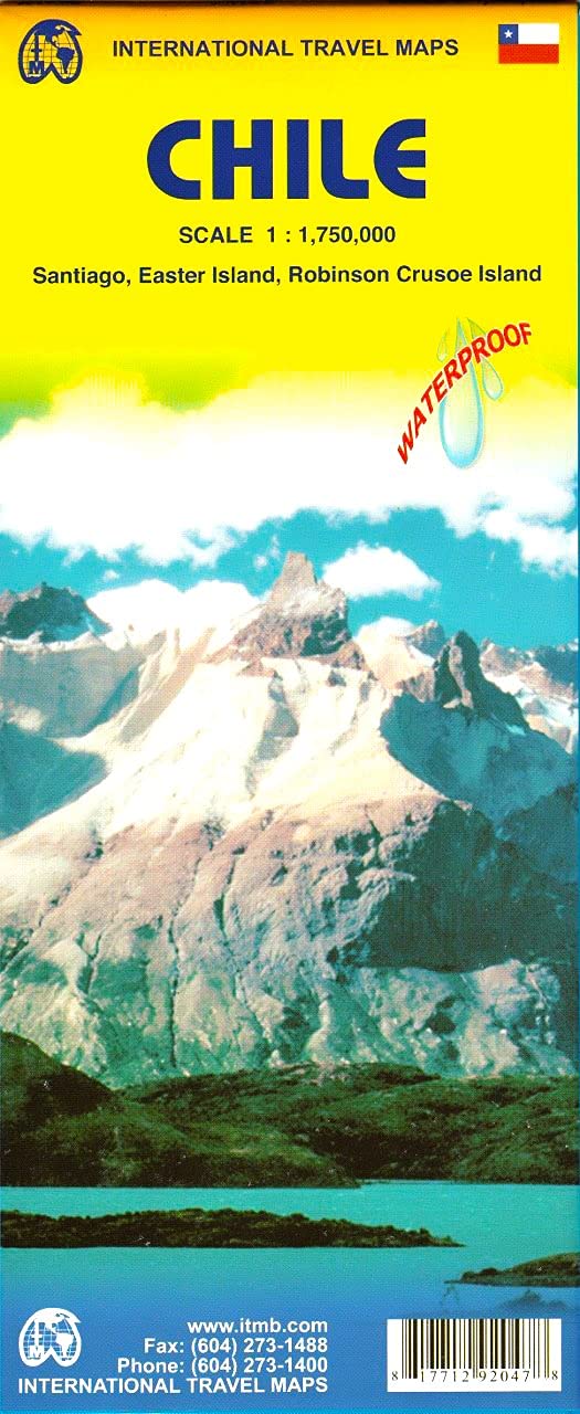 Chile Travel Reference Map 1: 1,750,000-2012*** (International Travel ...