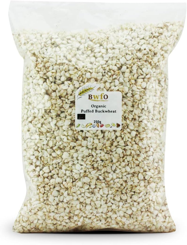 Organic Puffed Buckwheat 250g : Amazon.co.uk: Grocery