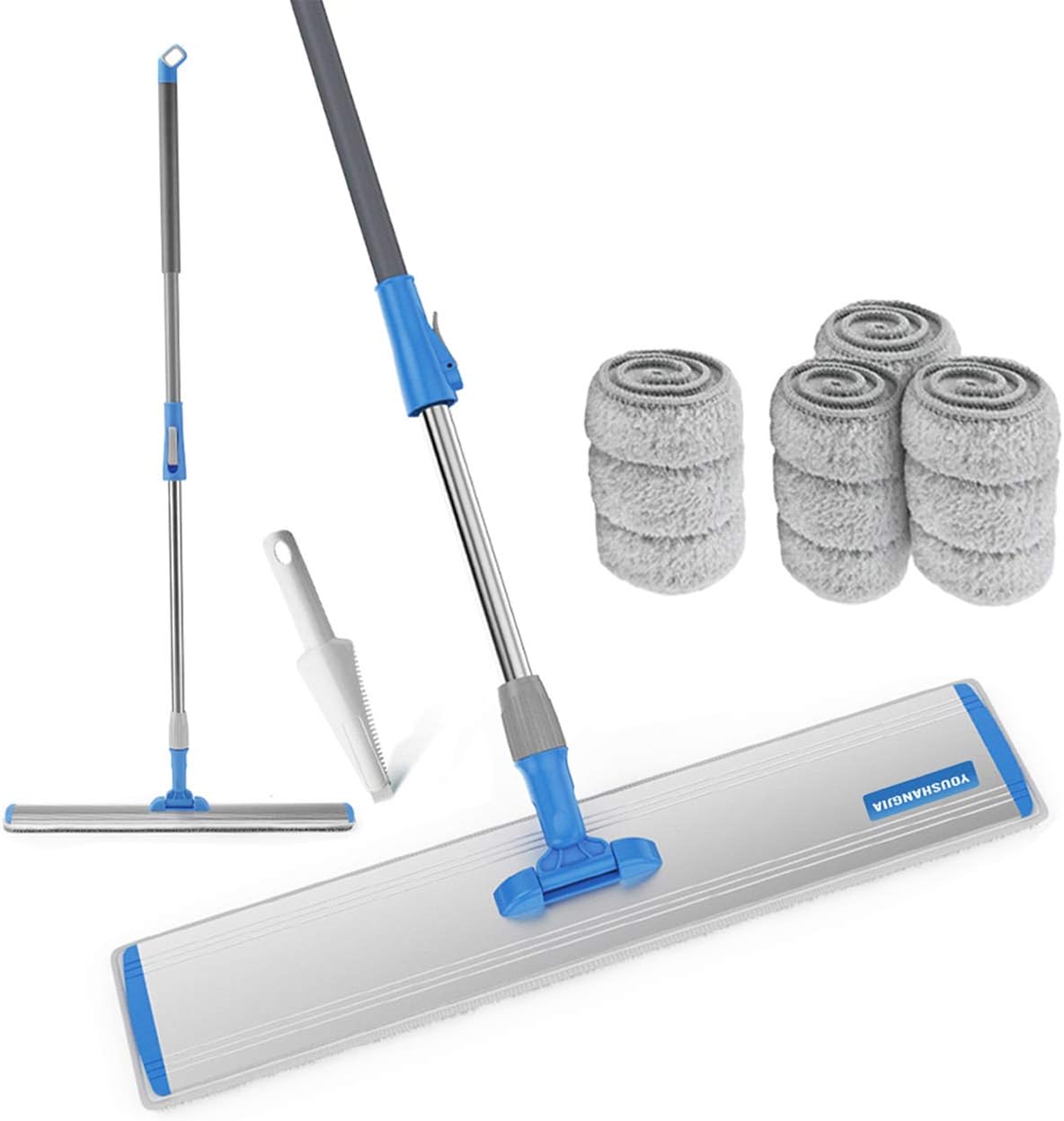 Amazon.com: Simplee Cleen 24 inch Commercial Microfiber Mop Kit ...