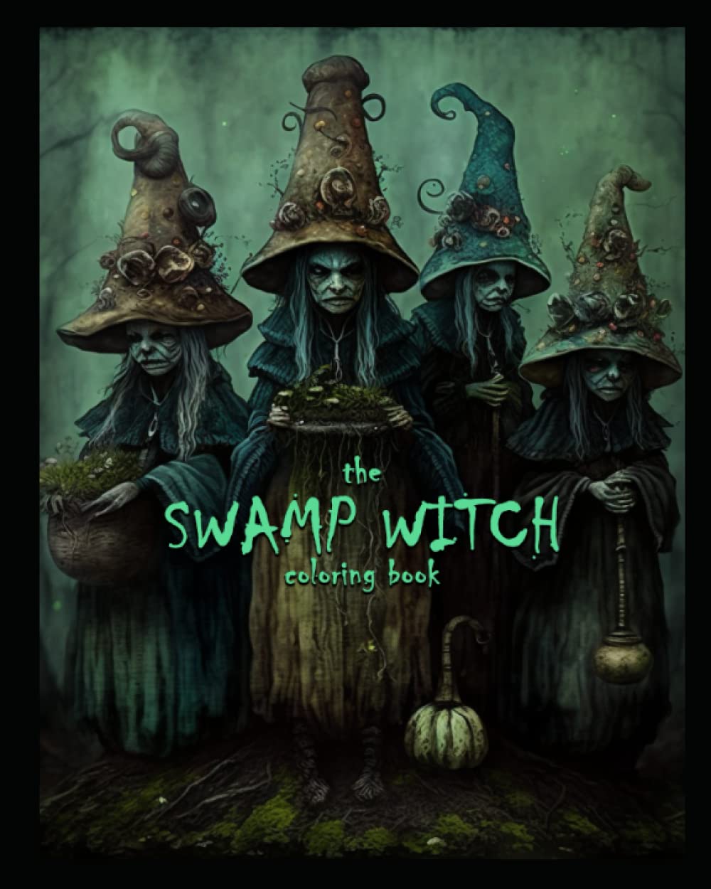 The Swamp Witch Coloring Book: Wares, Kursed: 9798388486486: Amazon.com ...