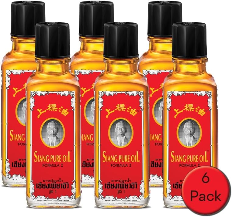 Amazon.com: Siang Pure Red Oil - Herbal Thai Muscle Rub - Warming Red ...