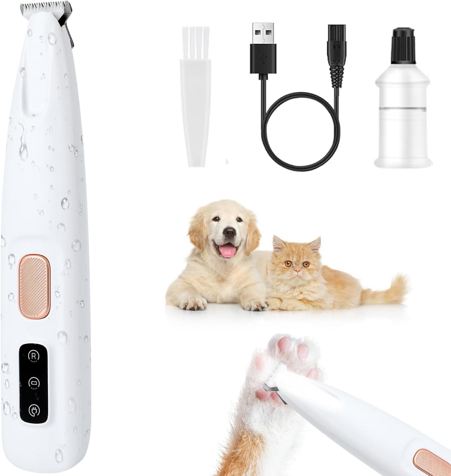 Amazon.com: dokwiz Paw Trimmer, Electric Dog Trimmer for Paws, Dog ...