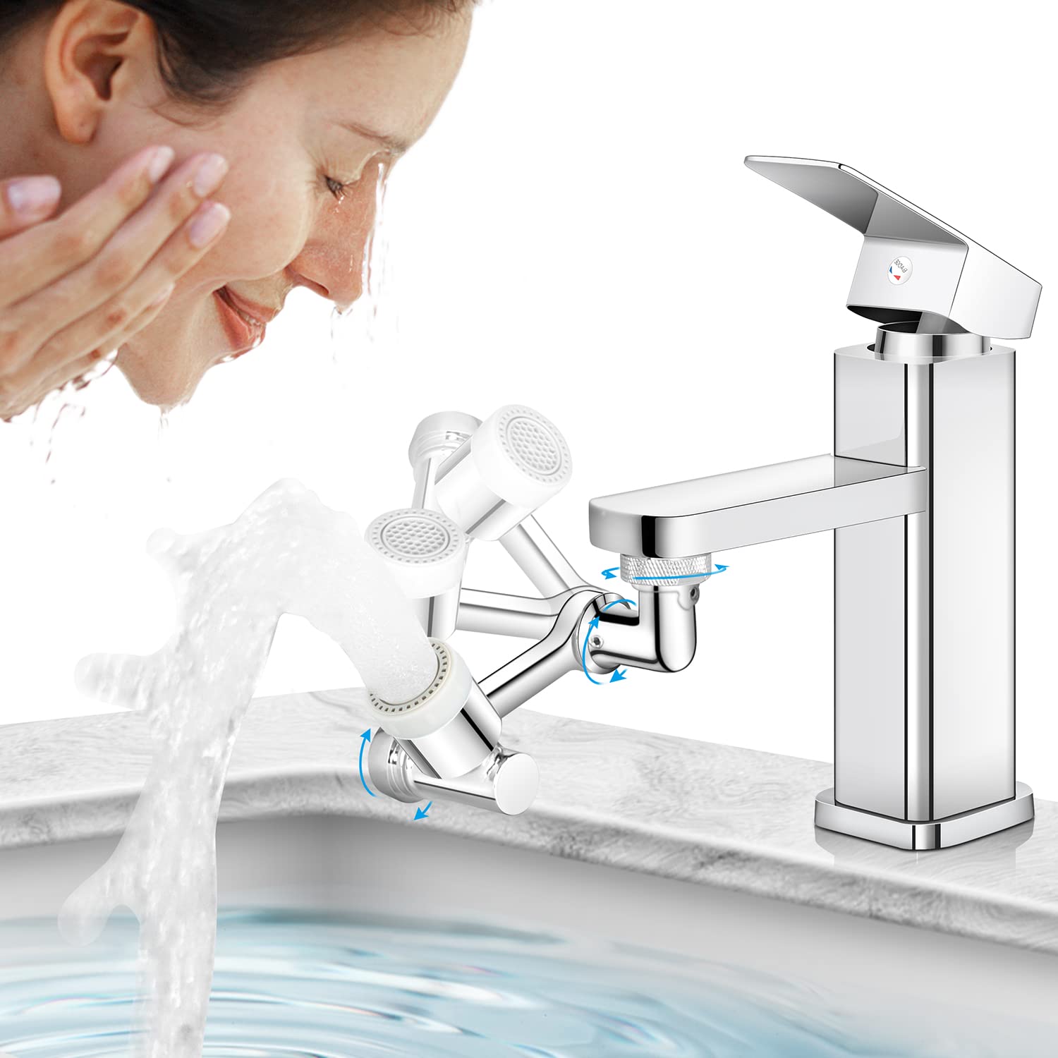 Snapklik.com : Faucet Extender,1080 Extension Faucet Aerator Large ...
