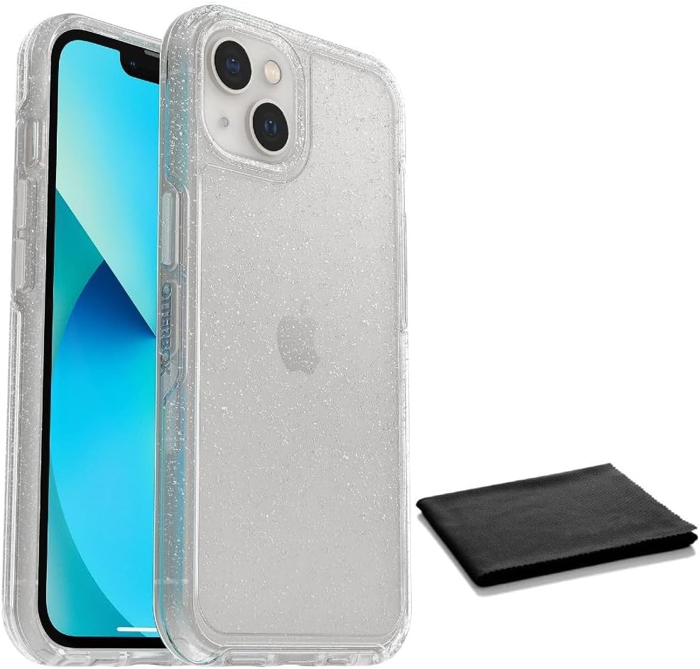 Amazon.com: OtterBox Symmetry Clear Series Case for iPhone 13 (Only) - with Cleaning Cloth - Non ...