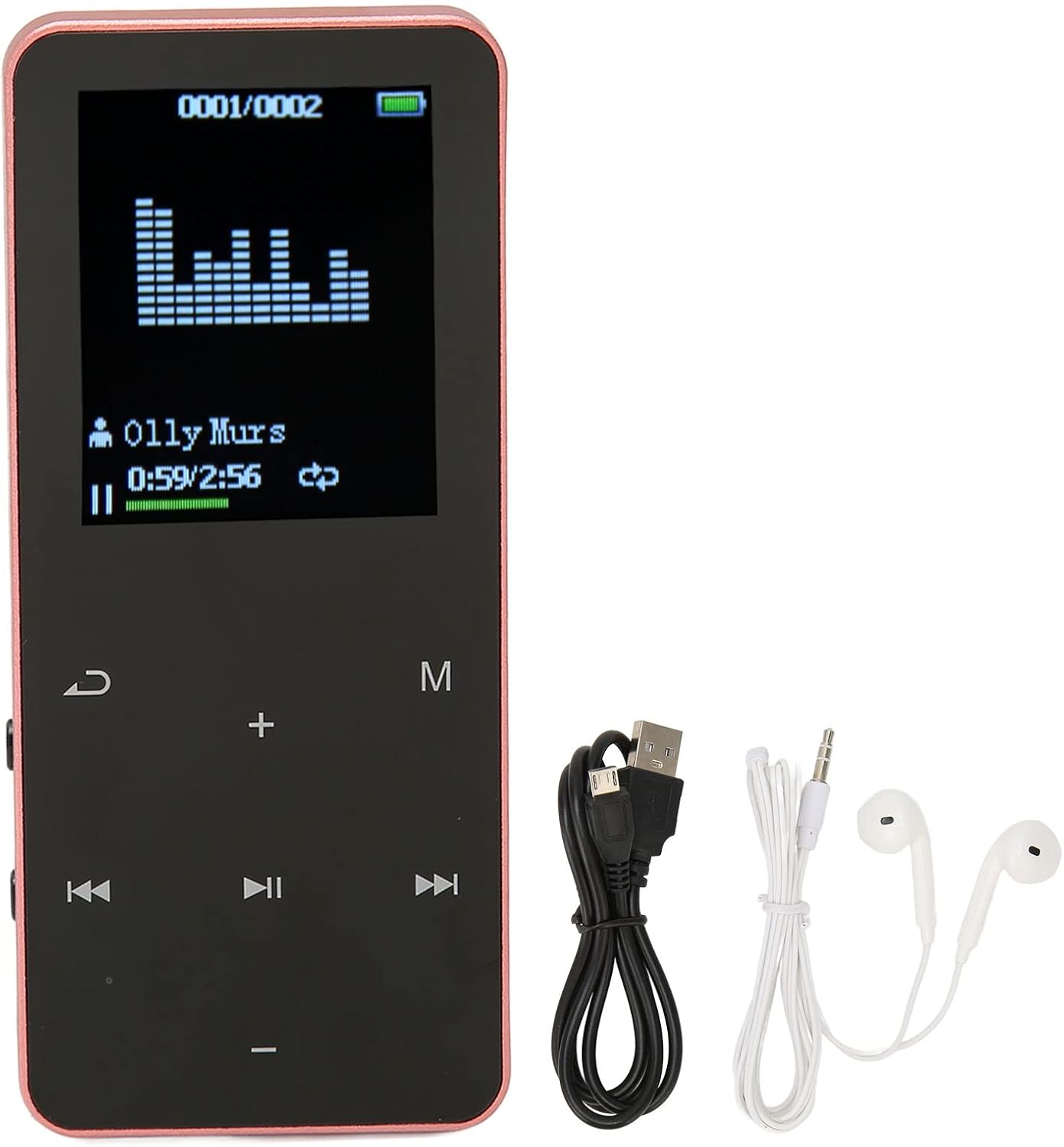 Reproductor MP3 8G con Bluetooth, pantalla de 1.8 pulgadas, reproductor ...