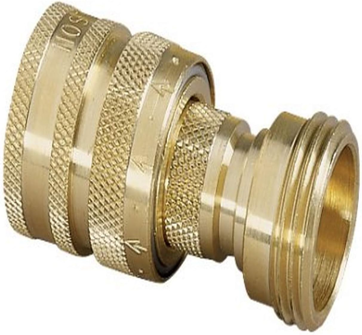 Amazon.com : Nelson 50336 Brass Hose Quick Connectors Set, Male and ...