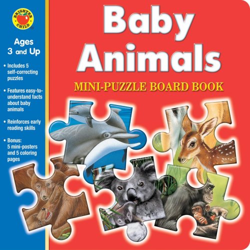 Baby Animals Mini-Puzzle Board Book [With Poster]: 9781588455505: Books ...