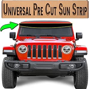 Amazon.com: Autogents Front Windshield Tint Strip - Sun Strip for Car ...