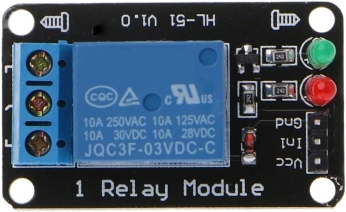 Amazon.com: LKHFOAQM 1PCS 1 Channel 3V Relay Module 3.3V Low Level with ...