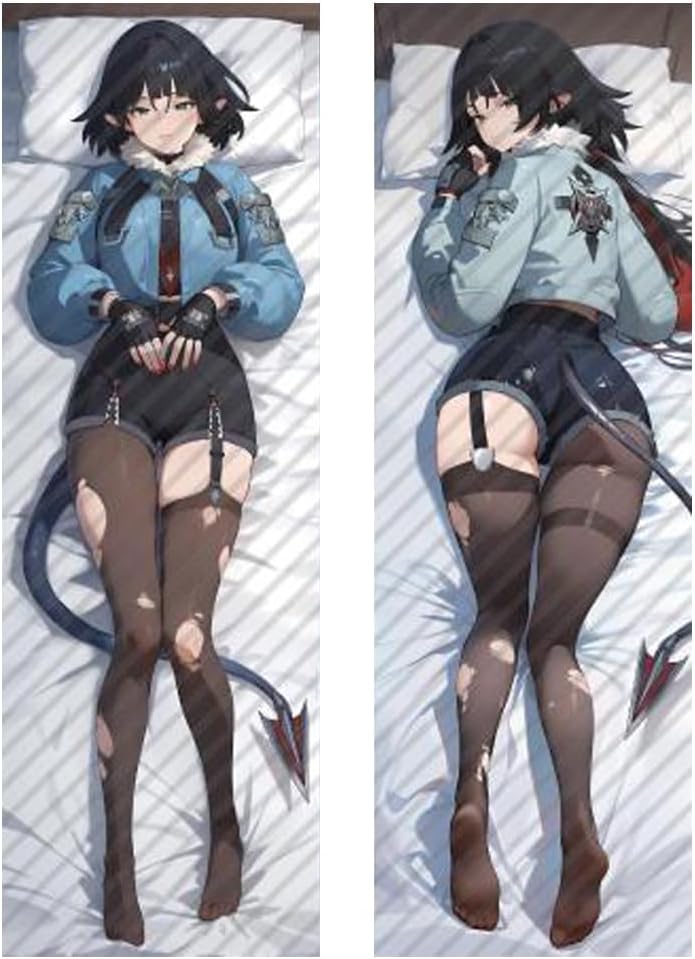 Amazon.com: Jane Doe Body Pillow Cover Zenless Zone Zero Character Sexy Cover Little Devil ...